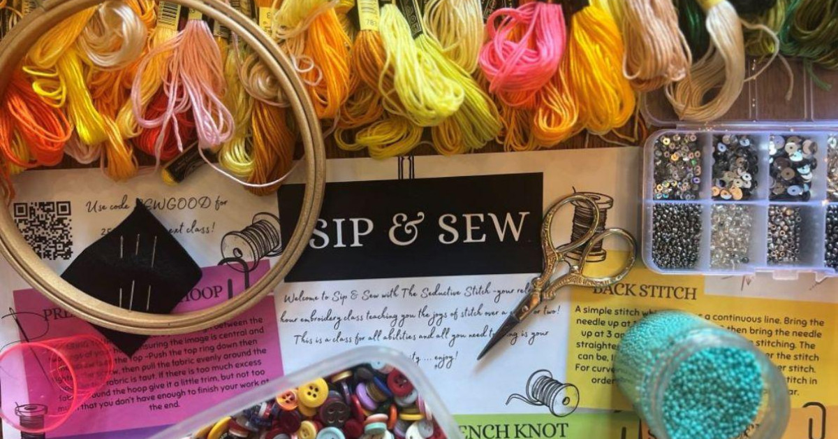 Mindful Embroidery Course | Harrow